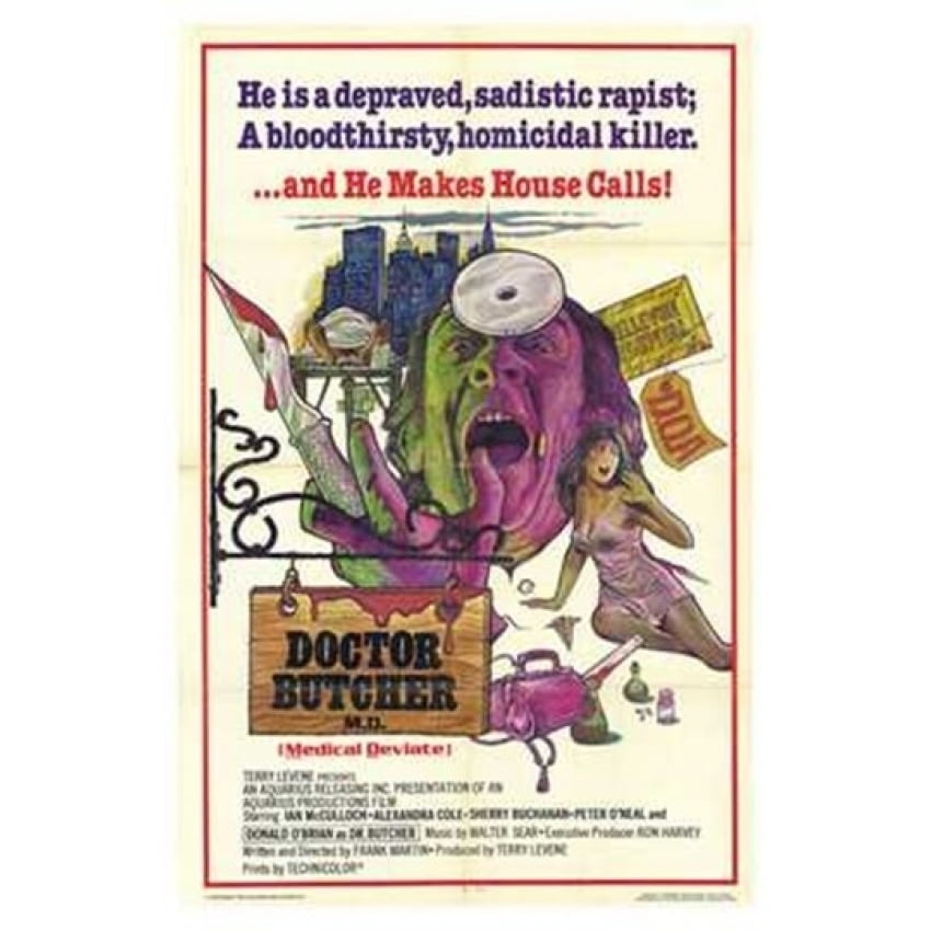 Posterazzi MOV192878 Doctor Butcher MD Movie Poster - 11 x 17 in ...