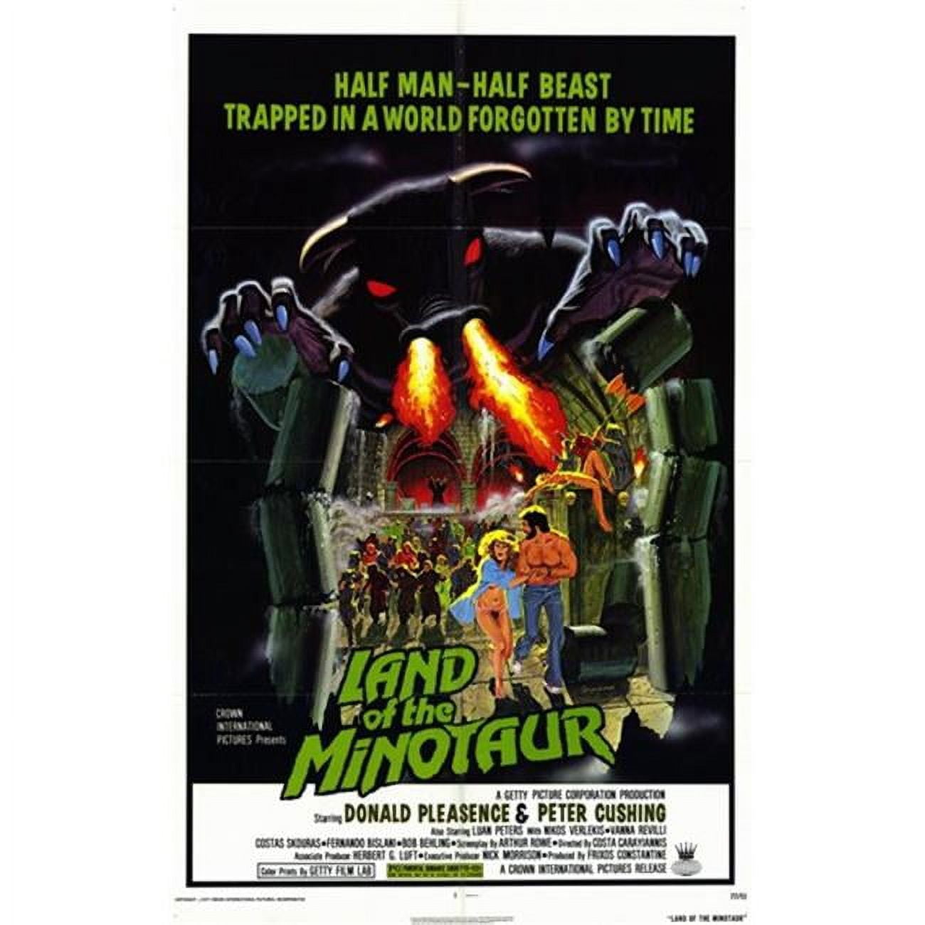 Posterazzi MOV194172 Land of the Minotaur Movie Poster - 11 x 17 in ...