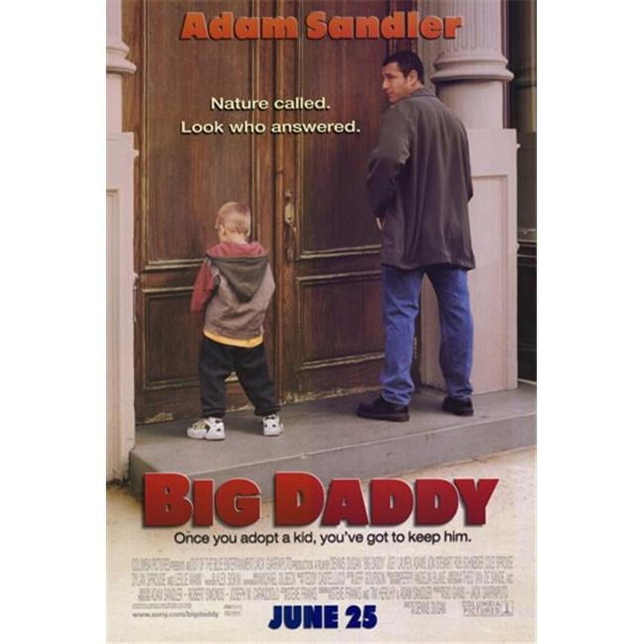 Posterazzi MOV196384 Big Daddy Movie Poster - 11 x 17 in. - Walmart.com