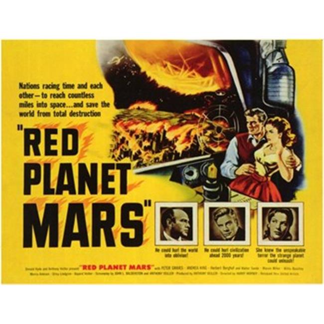 Posterazzi MOV198403 Red Planet Mars Movie Poster - 17 x 11 in ...