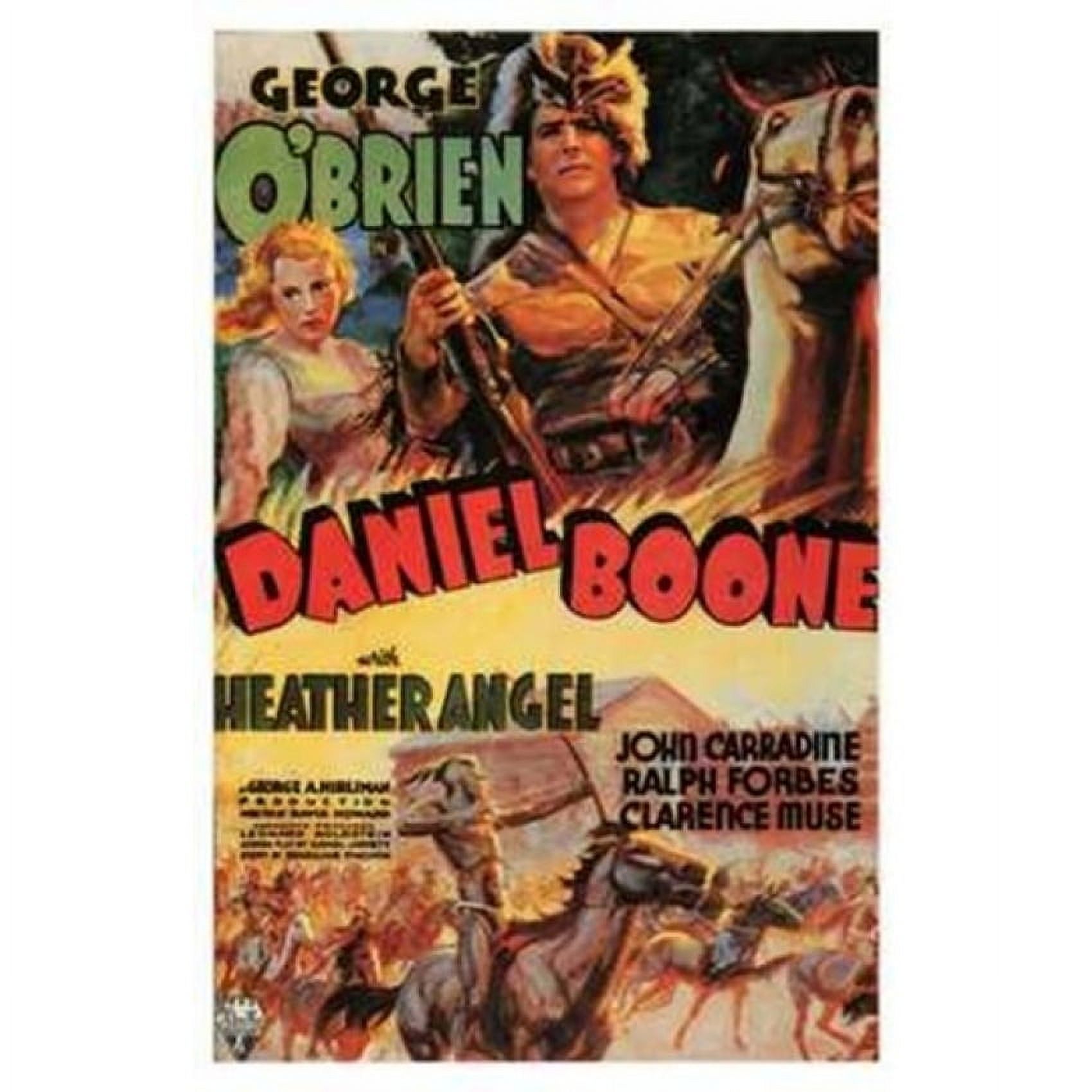 Posterazzi MOV199889 Daniel Boone Movie Poster - 11 x 17 in. - Walmart.com