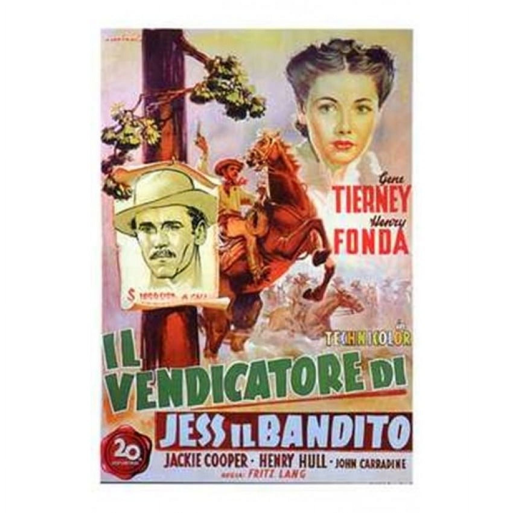 Posterazzi MOV200563 The Return of Frank James Movie Poster - 11 x 17 ...
