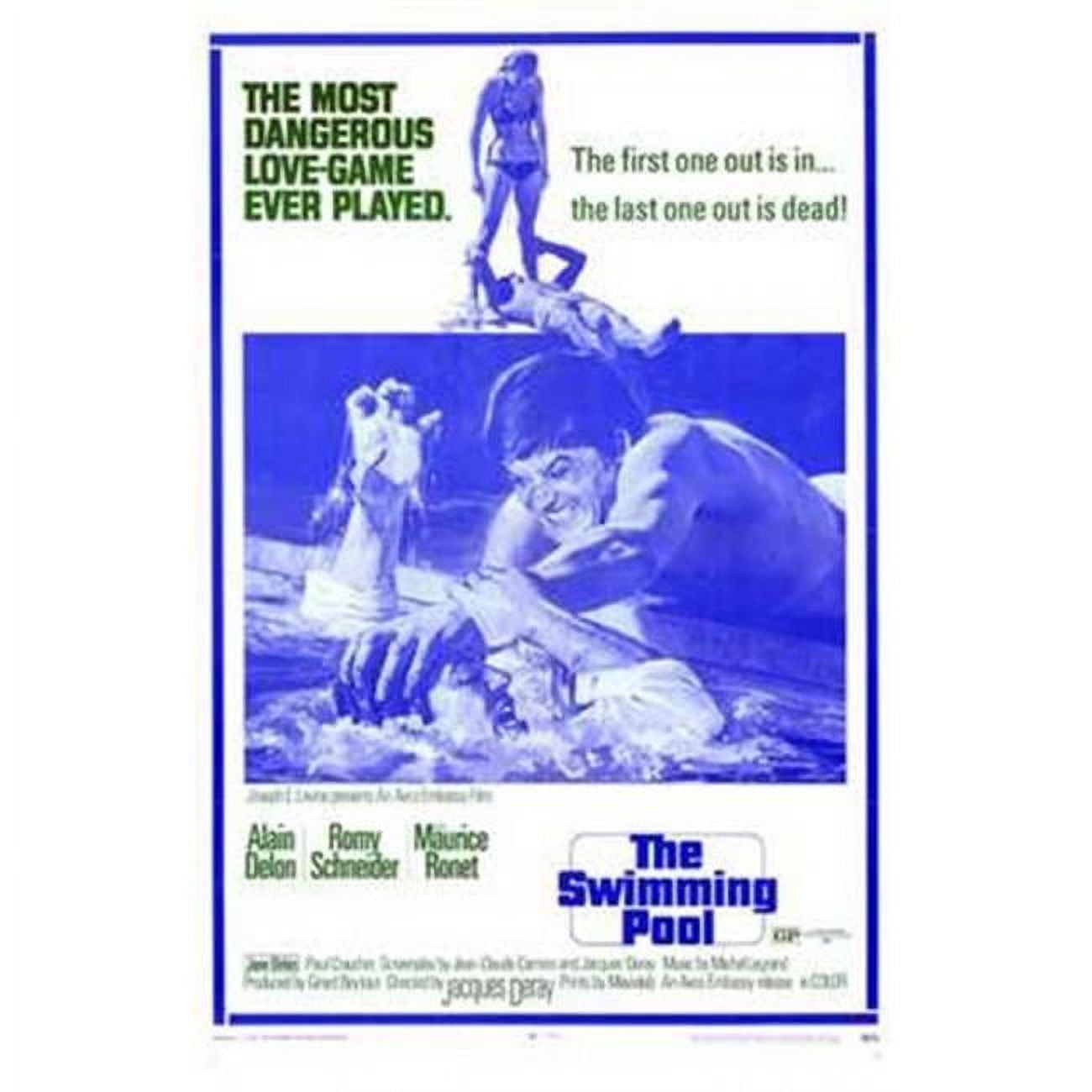 The Swimming Pool Movie Poster (11 x 17) - Walmart.com