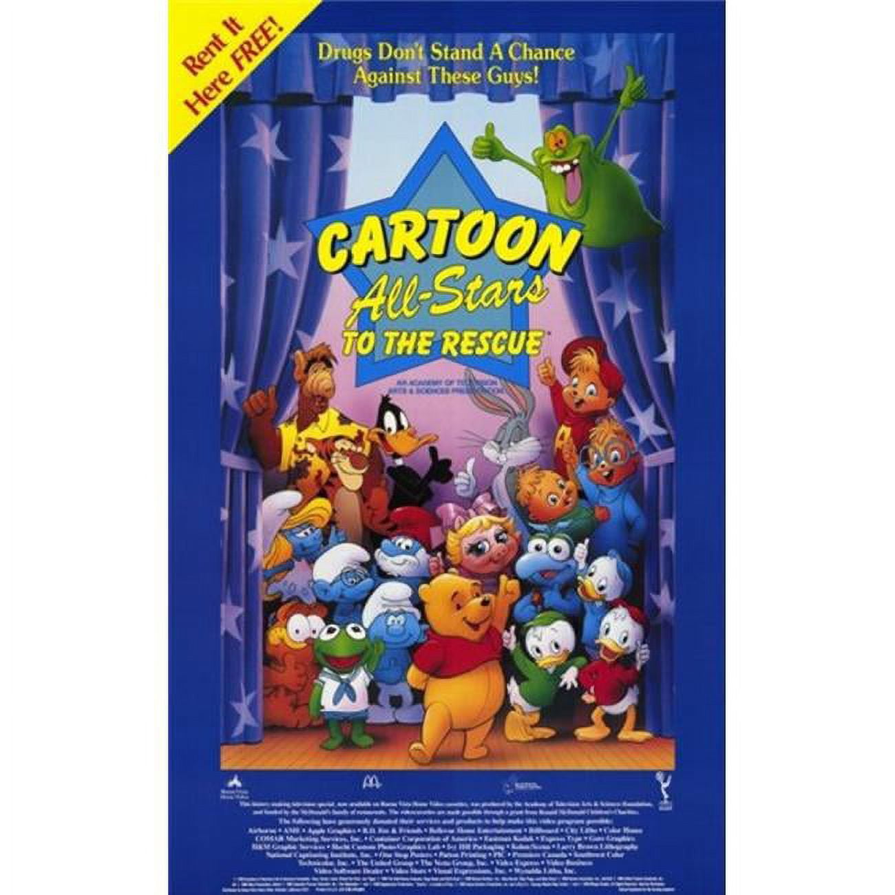 Posterazzi MOV215992 Cartoon All-Stars to the Rescue Movie Poster - 11 ...