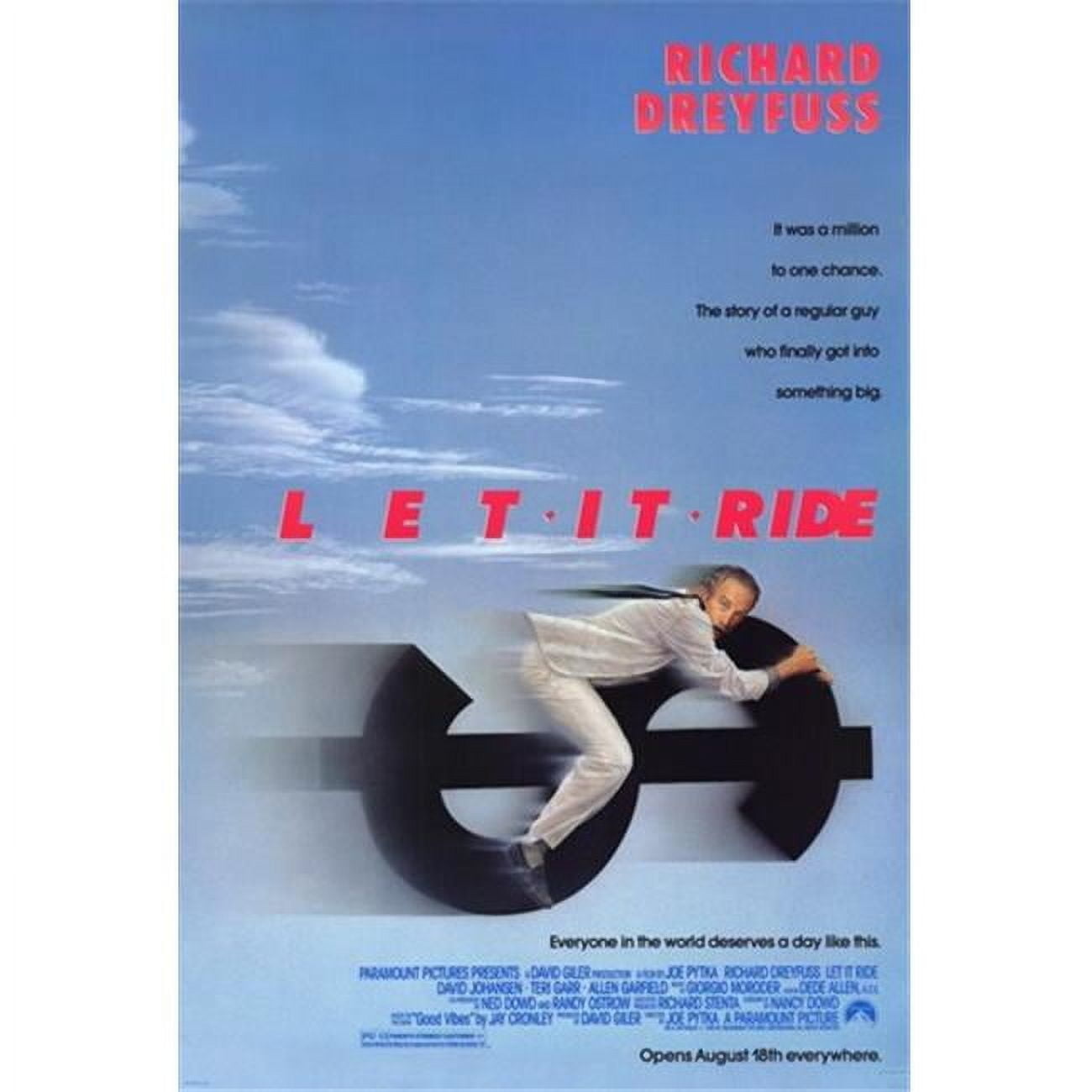 Posterazzi MOV221763 Let It Ride Movie Poster - 11 x 17 in. - Walmart.com