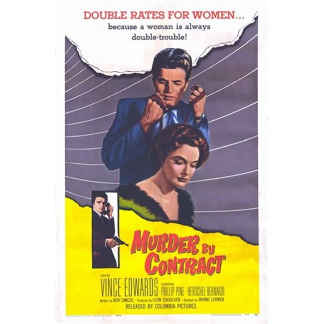Posterazzi MOV227657 Murder by Contract Movie Poster - 11 x 17 in ...
