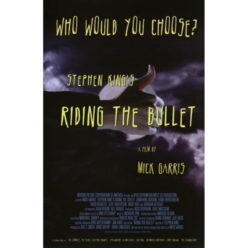 Posterazzi MOV242119 Riding the Bullet Movie Poster - 11 x 17 in ...