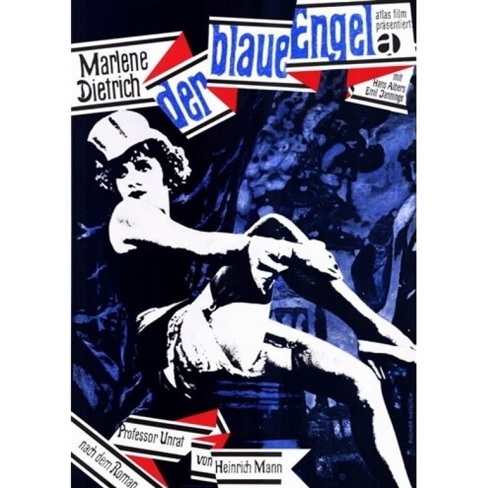 Posterazzi MOV283892 Blue Angel Movie Poster - 11 x 17 in. - Walmart.com