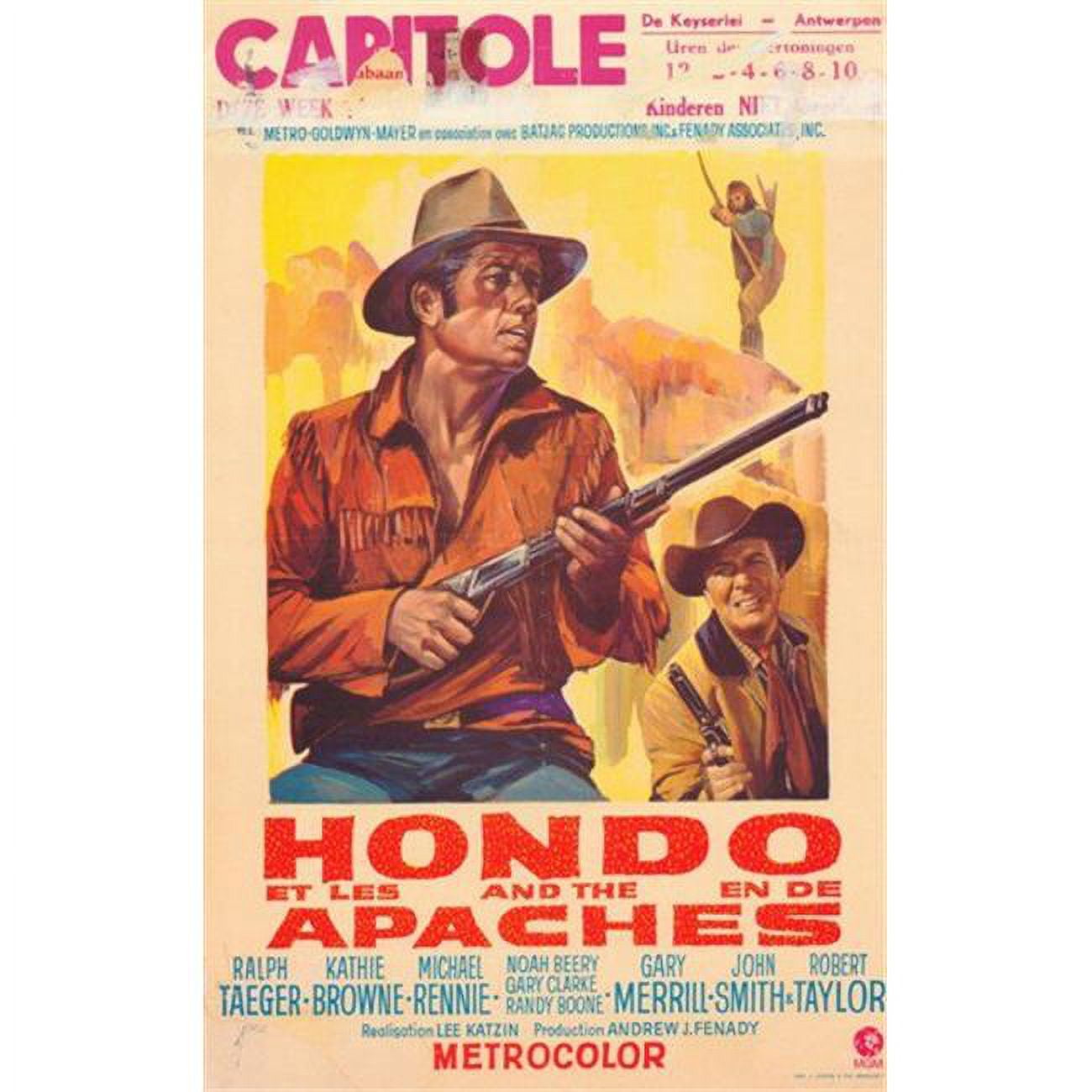 Posterazzi MOV353732 Hondo & the Apaches Movie Poster - 11 x 17 in ...