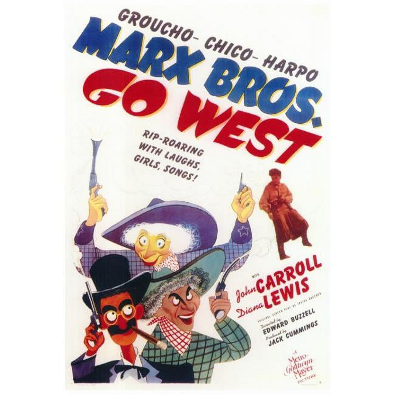 Posterazzi MOVAF7177 Go West Movie Poster - 27 x 40 in. - Walmart.com