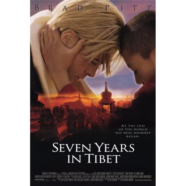 Posterazzi MOVCF3411 Seven Years in Tibet Movie Poster - 27 x 40 in ...