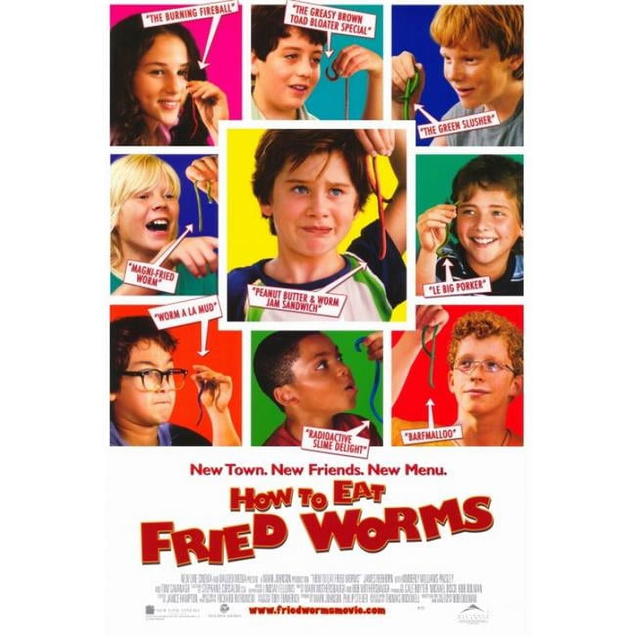 Posterazzi MOVIH4523 How to Eat Fried Worms Movie Poster - 27 x 40 in ...