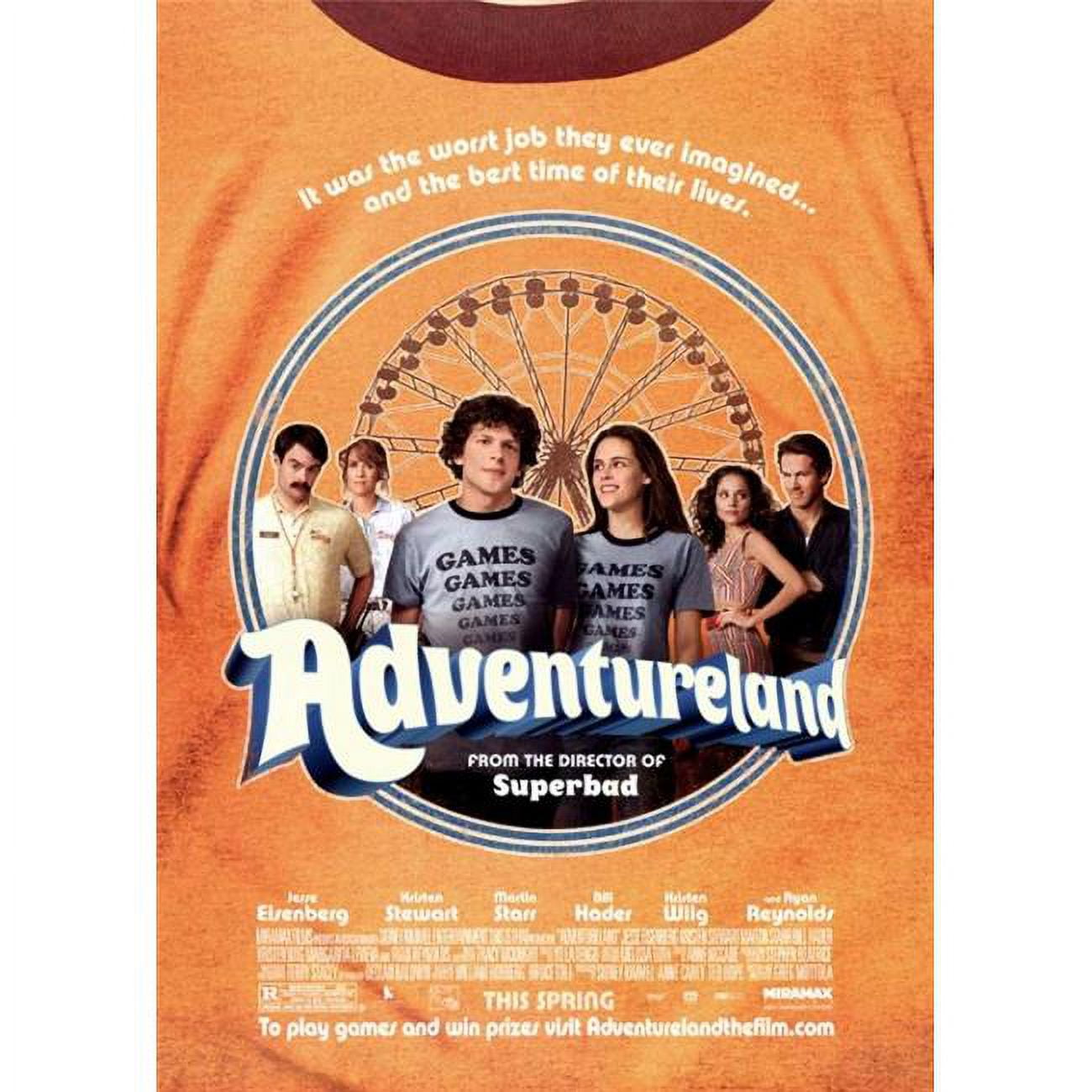 Posterazzi MOVIJ8060 Adventureland Movie Poster - 27 x 40 in. - Walmart.com
