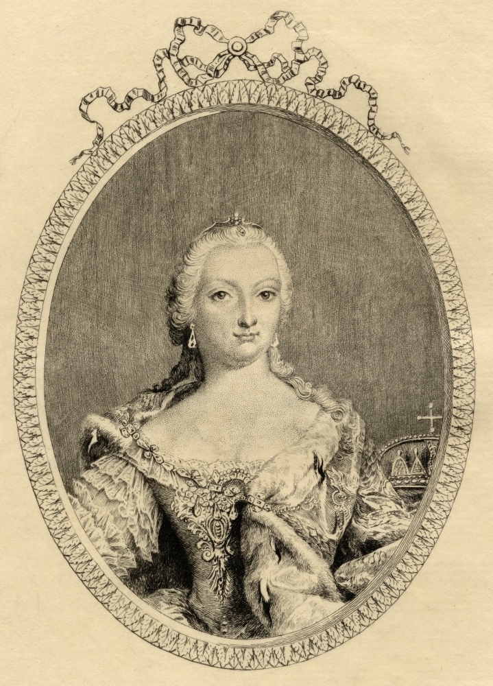 Posterazzi Maria Theresa, Archduchess of Austria & Queen of Hungary ...