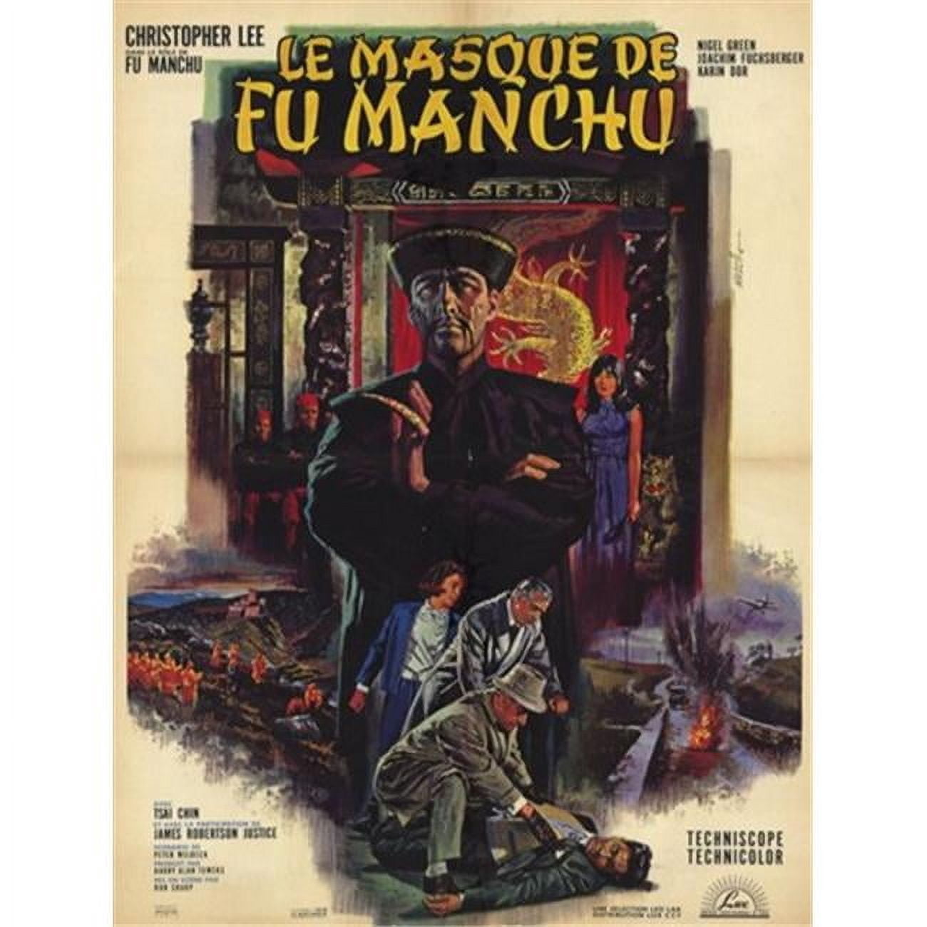 Posterazzi Mask of Fu Manchu Movie Poster - 11 x 17 in. - Walmart.com
