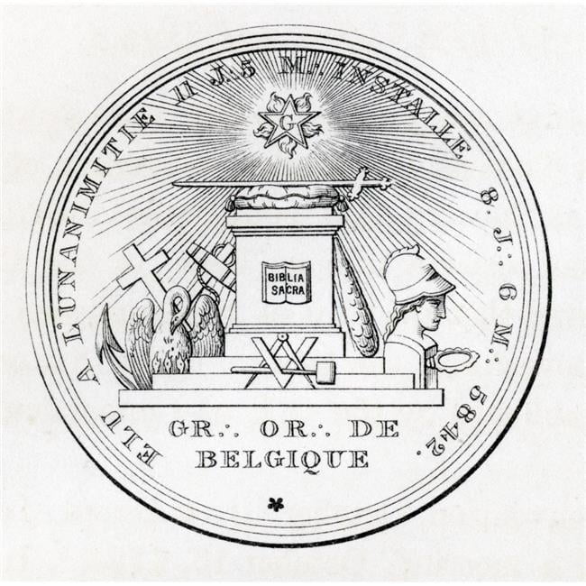 Posterazzi Masonic Seal Engraving From the Book the History of ...
