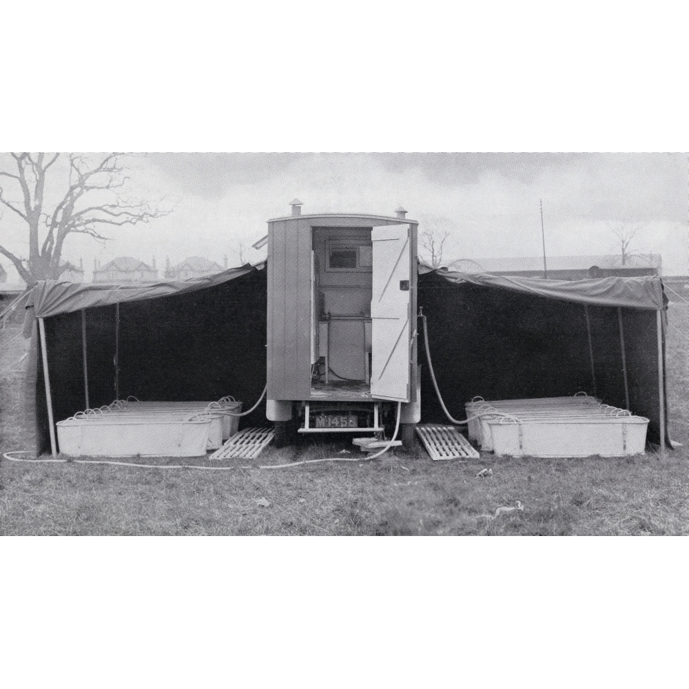 Posterazzi The Motor Bath, A Portable Bath System Used By Both Wounded ...