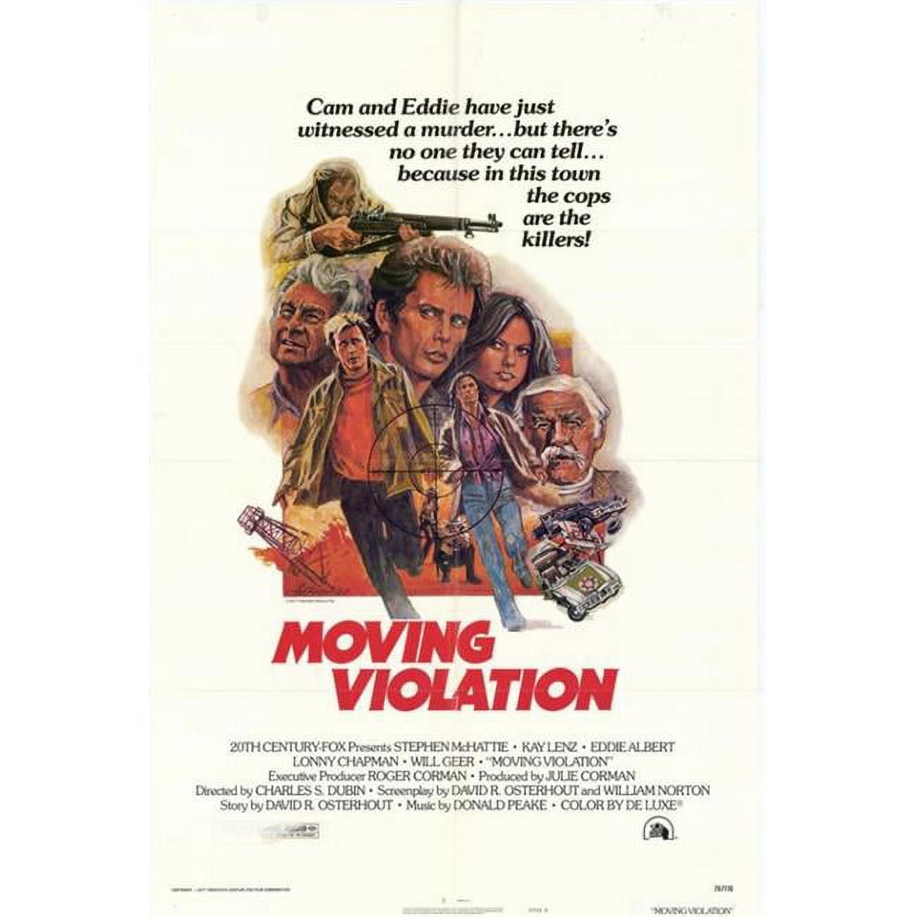 Posterazzi Moving Violation Movie Poster - 27 x 40 in. - Walmart.com