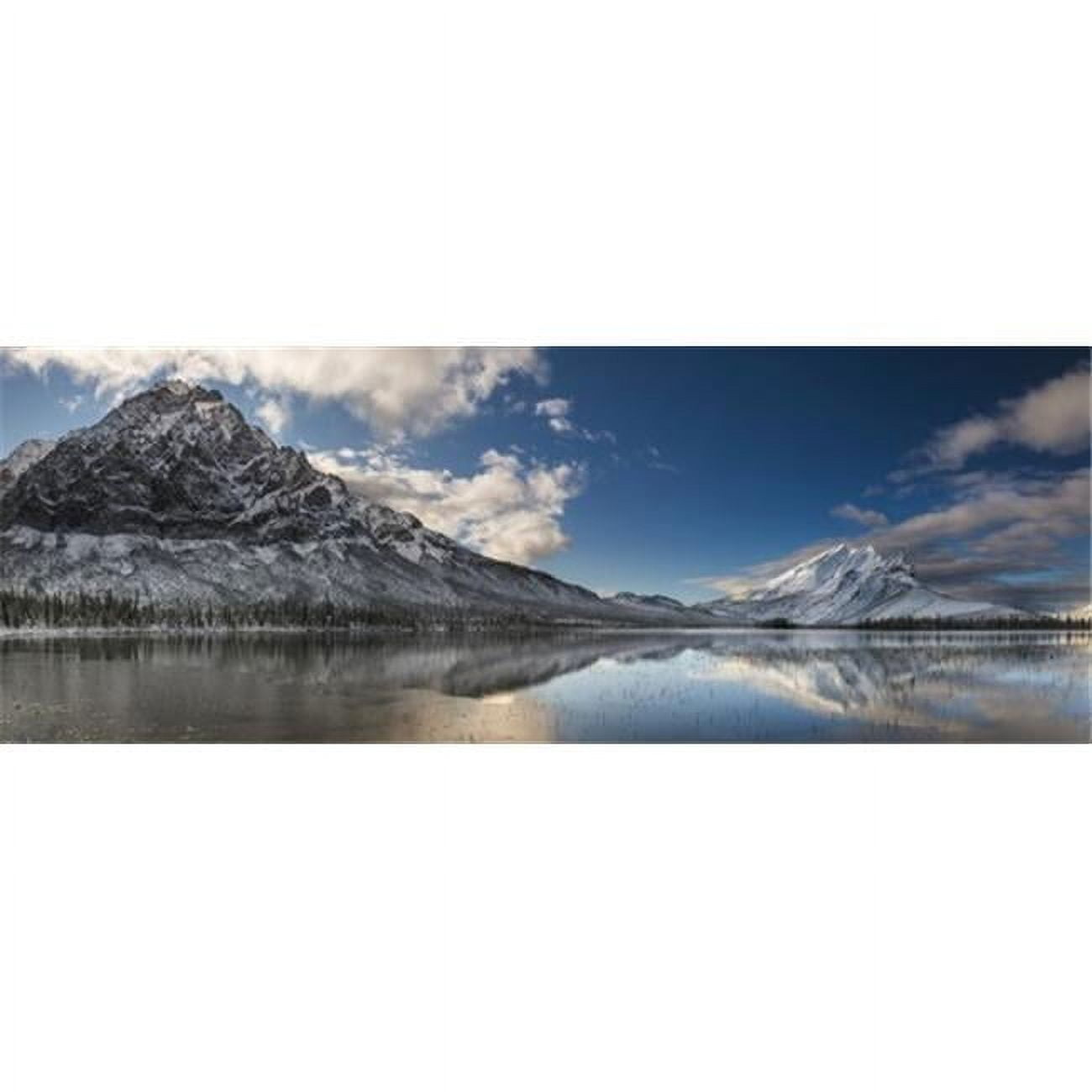 Posterazzi Mt. Dillon & Mt. Sukakpak Reflecting in a Pond in The Brooks ...