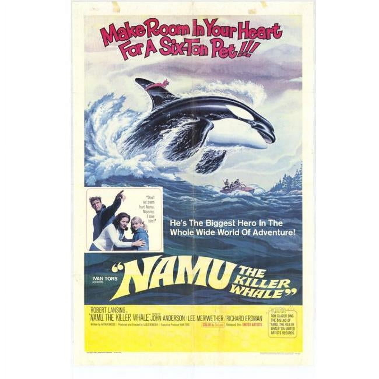 Posterazzi Namu the Killer Whale Movie Poster - 27 x 40 in. - Walmart.com