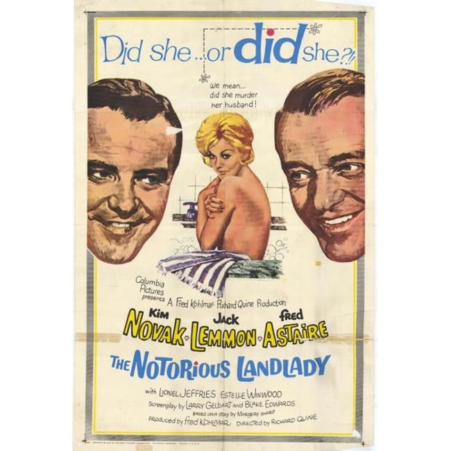 Posterazzi Notorious Landlady Movie Poster - 27 x 40 in. - Walmart.com