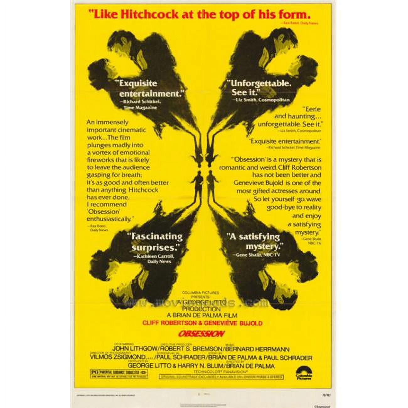 Posterazzi Obsession Movie Poster - 27 x 40 in. - Walmart.com