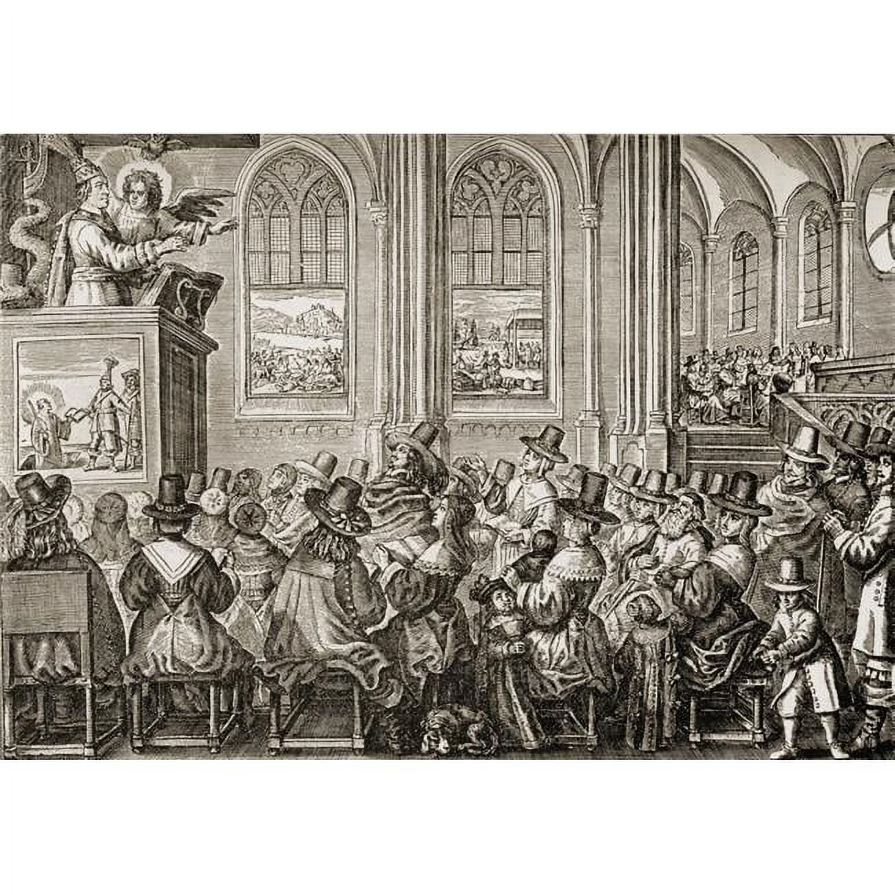 Posterazzi Oliver Cromwell 1599-1658 English Soldier & Statesman ...