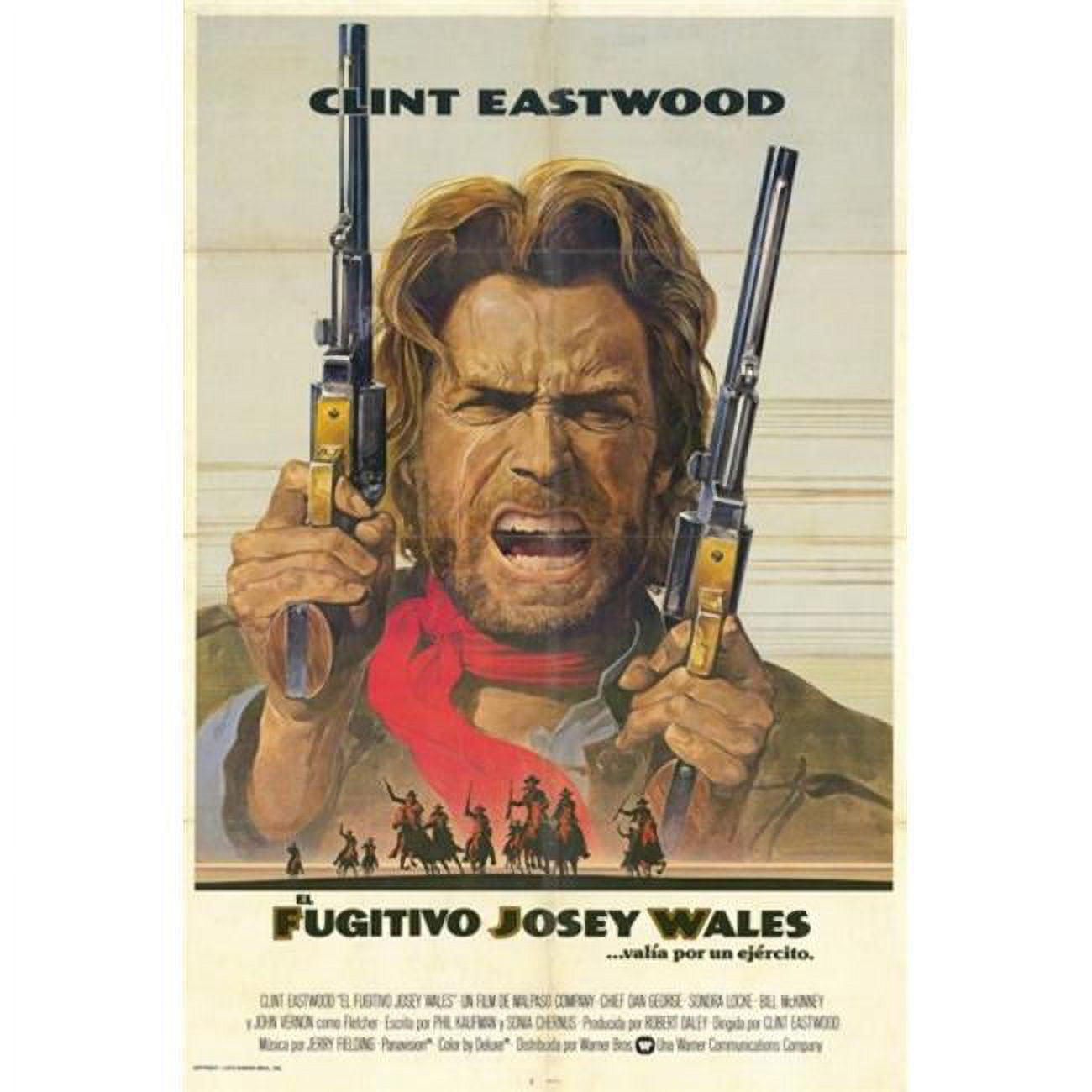 Posterazzi Outlaw Josey Wales Movie Poster - 11 x 17 in. - Walmart.com