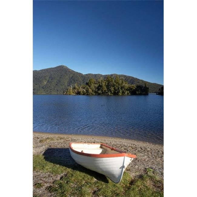 Posterazzi PDDAU02DWA4312 Dinghy Hans Bay Lake Kaniere South Island New ...