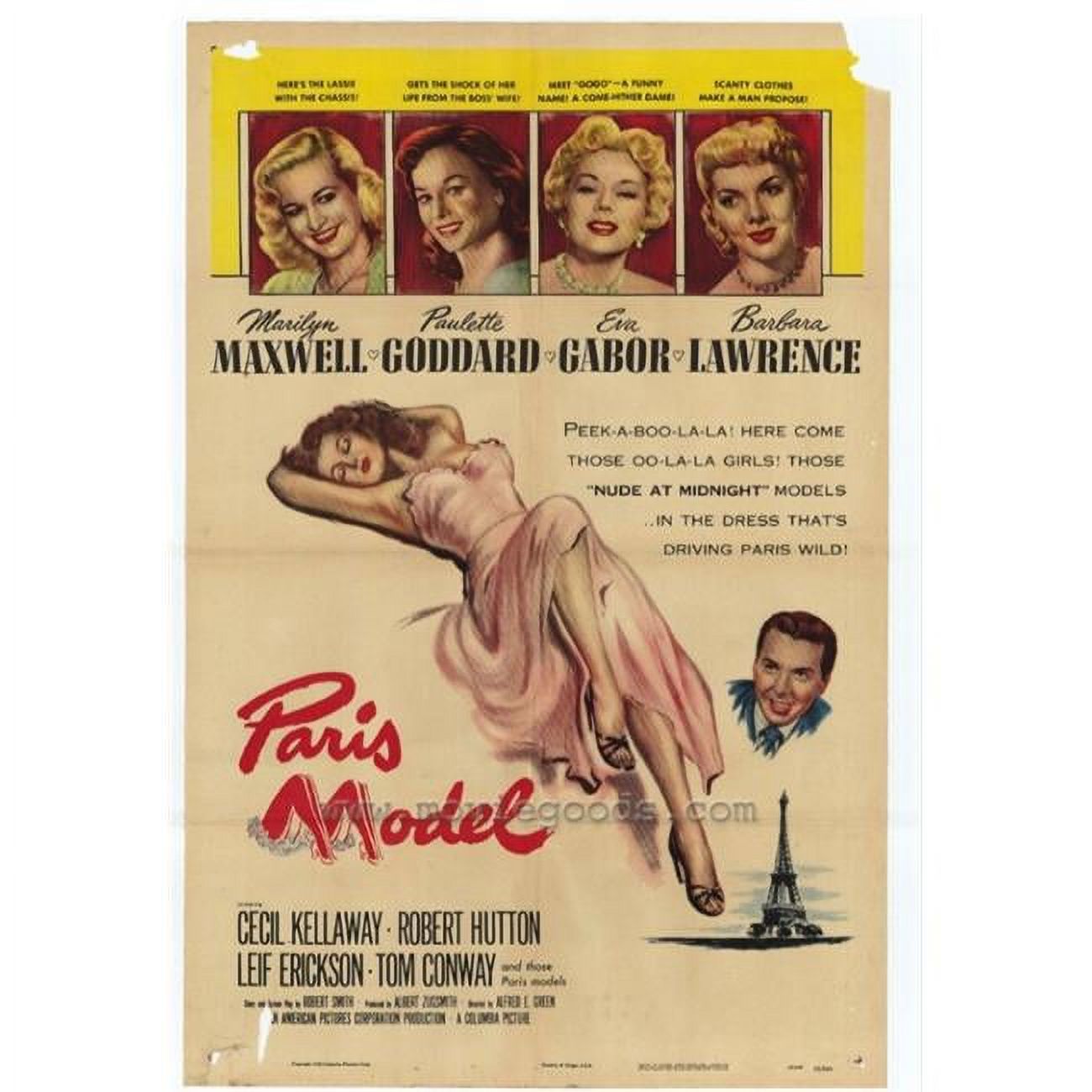 Posterazzi Paris Model Movie Poster - 27 x 40 in. - Walmart.com