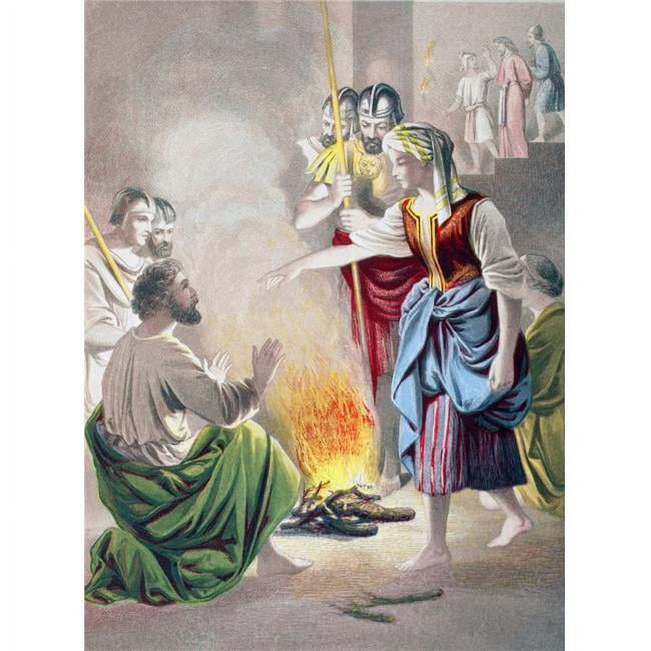 Peter Denies Jesus Painting