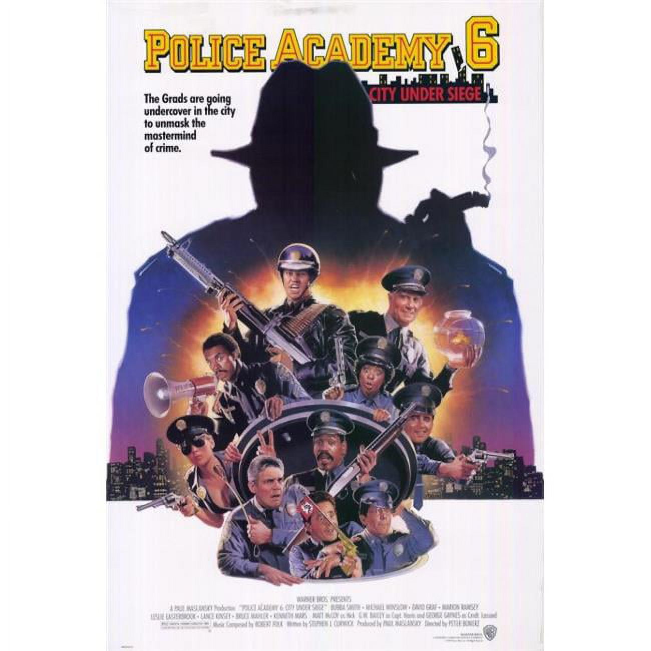 Posterazzi Police Academy 6-City Under Siege Movie Poster - Walmart.com