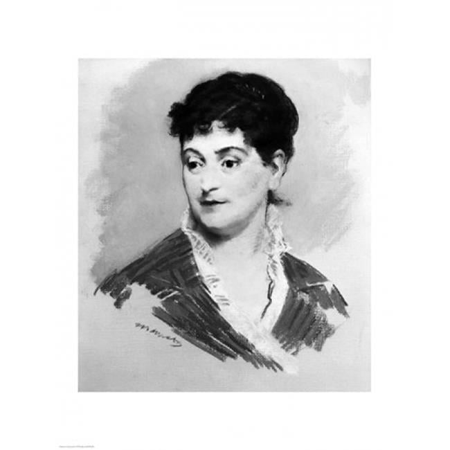 Posterazzi Portrait of Madame Emile Zola 1874 Poster Print by Edouard ...