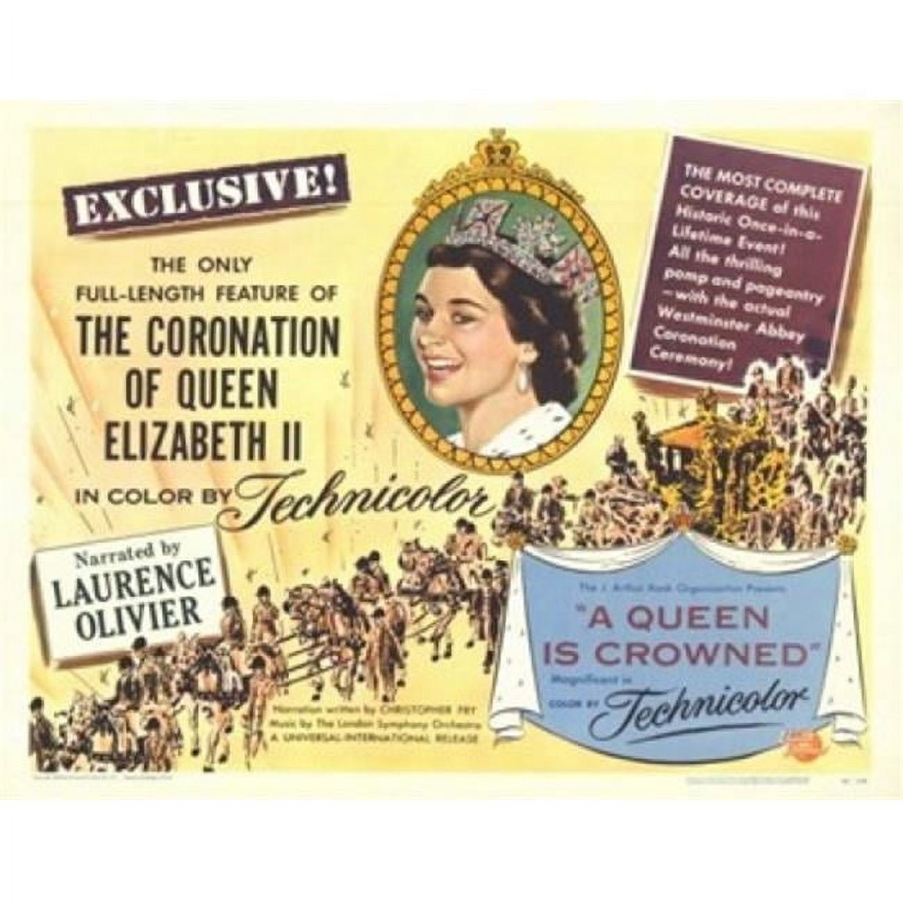 Posterazzi Queen is Crowned a Movie Poster - 17 x 11 in. - Walmart.com