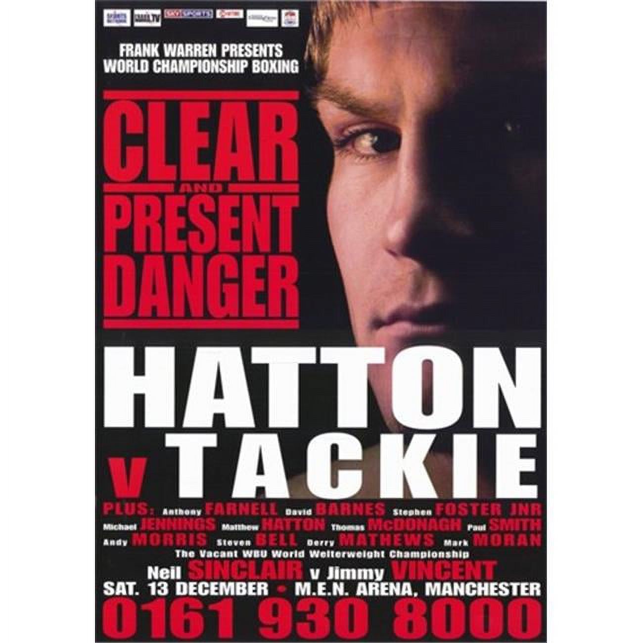 Posterazzi Ricky Hatton Vs Ben Tackie Movie Poster - 11 x 17 in ...