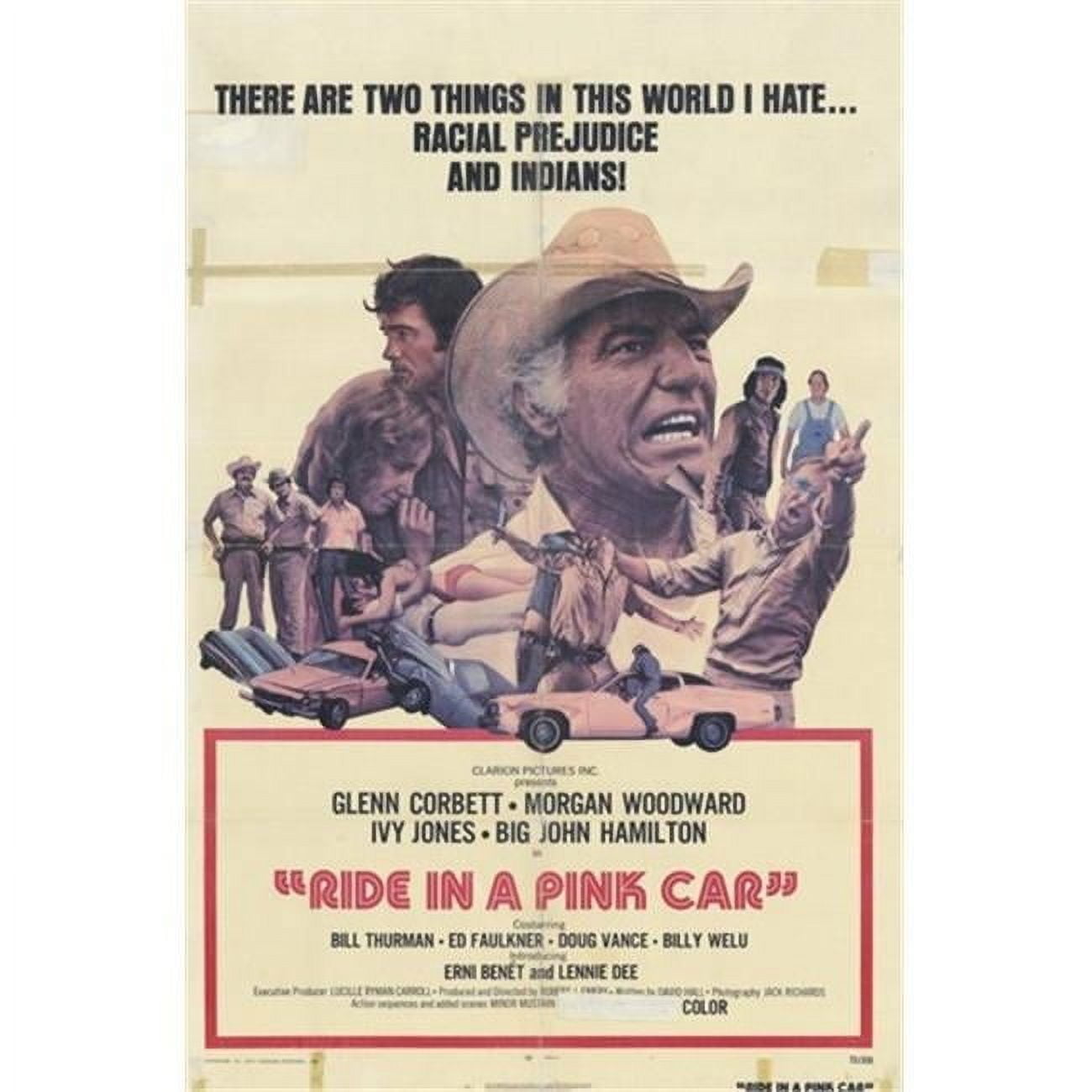 Posterazzi Ride in a Pink Car Movie Poster - 11 x 17 in. - Walmart.com