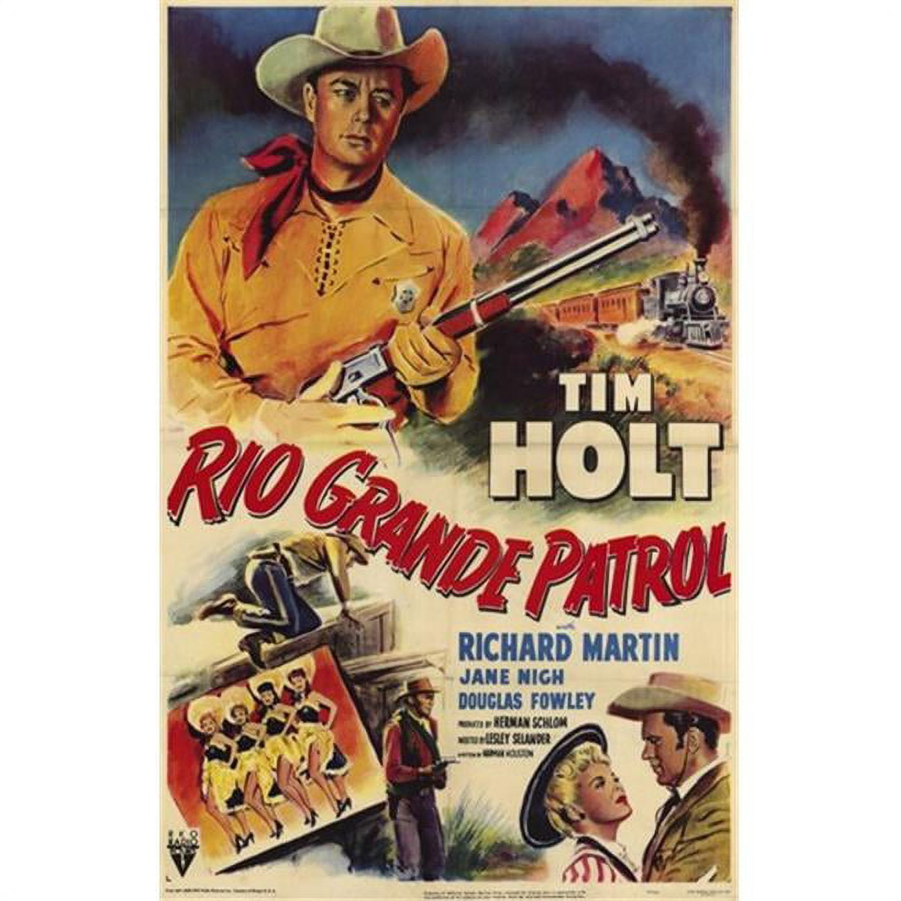 Posterazzi Rio Grande Patrol Movie Poster - 11 x 17 in. - Walmart.com