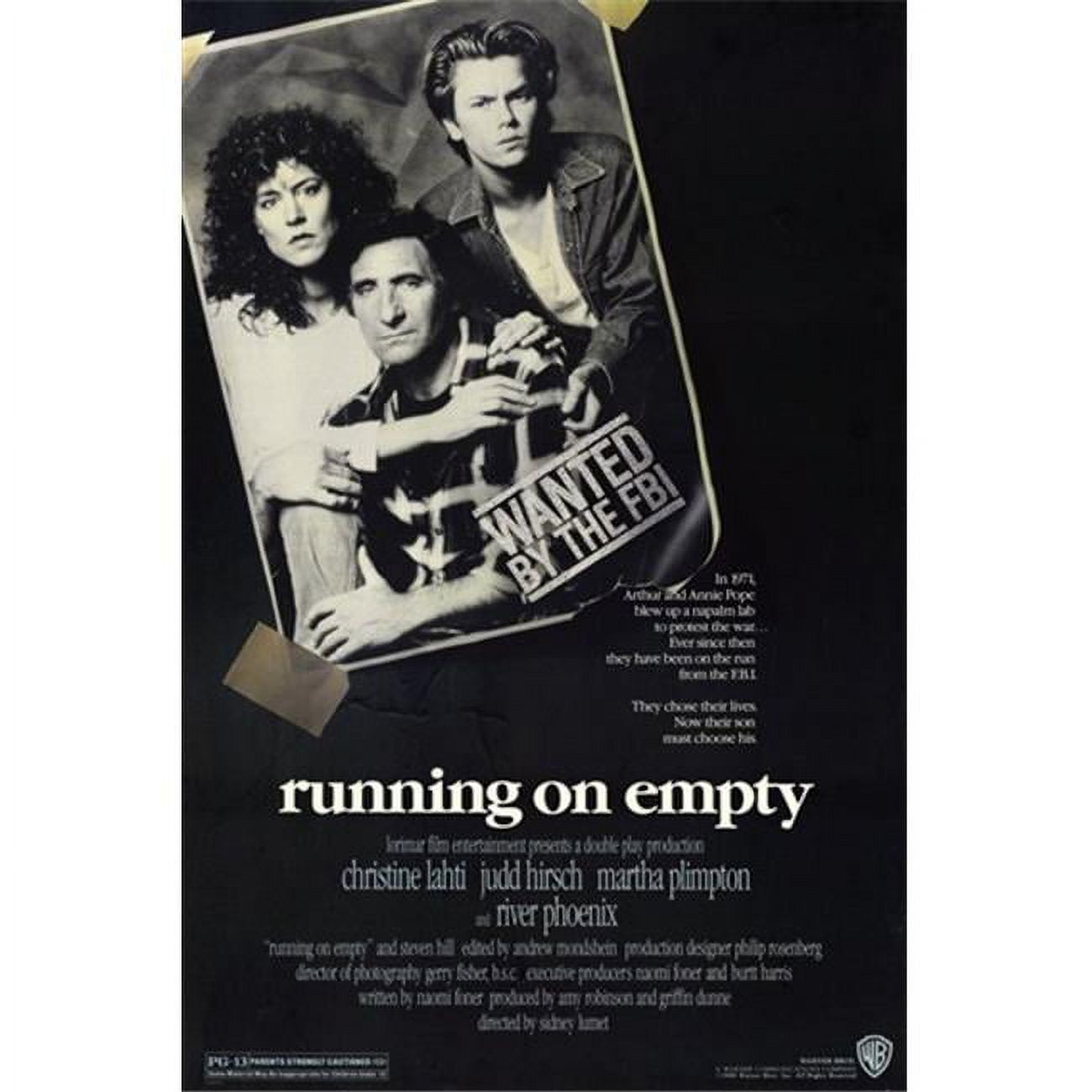 Posterazzi Running on Empty Movie Poster - 11 x 17 in. - Walmart.com