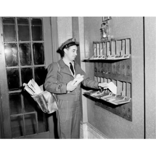 Posterazzi SAL255422401 Postman Sorting Out Letters Poster Print - 18 x ...