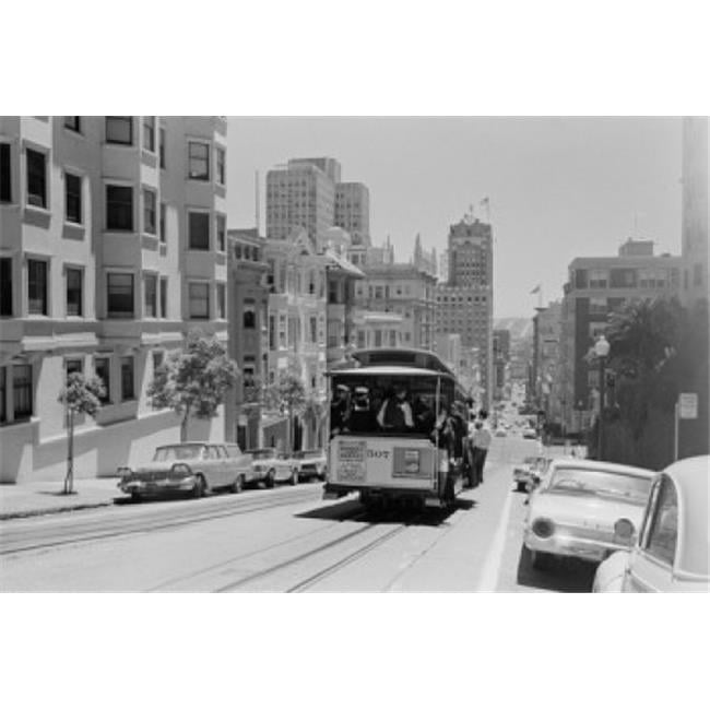 Posterazzi SAL255424842 USA California San Francisco Street Scene in ...