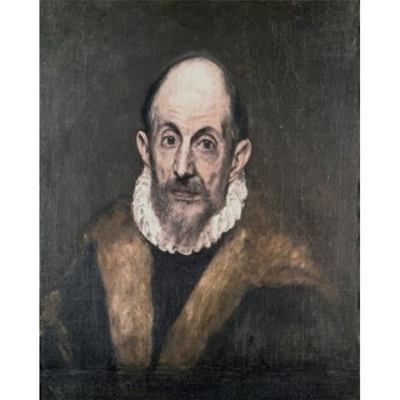 Posterazzi SAL260303 Portrait of a Man Ca 1590-1600 El Greco 1541-1614 ...