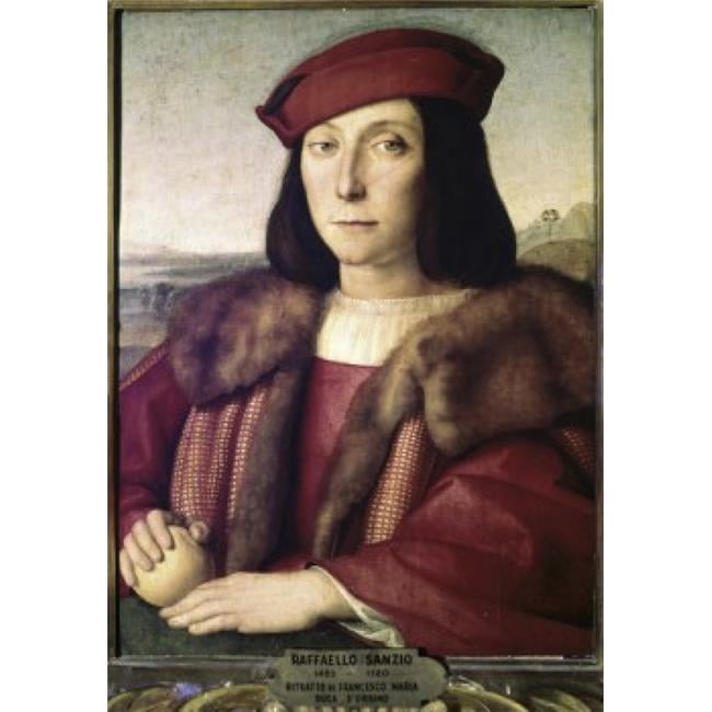 Posterazzi SAL3815395689 Portrait of the Duke of Urbino Raphael 1483 ...