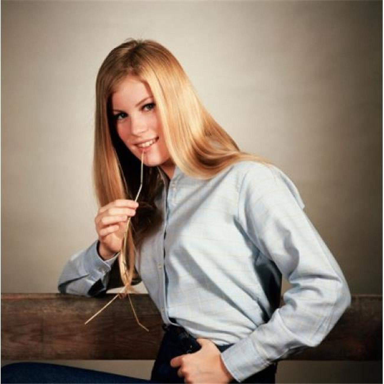 Posterazzi SAL3844425342 Portrait of a Teenage Girl Chewing a Piece of ...