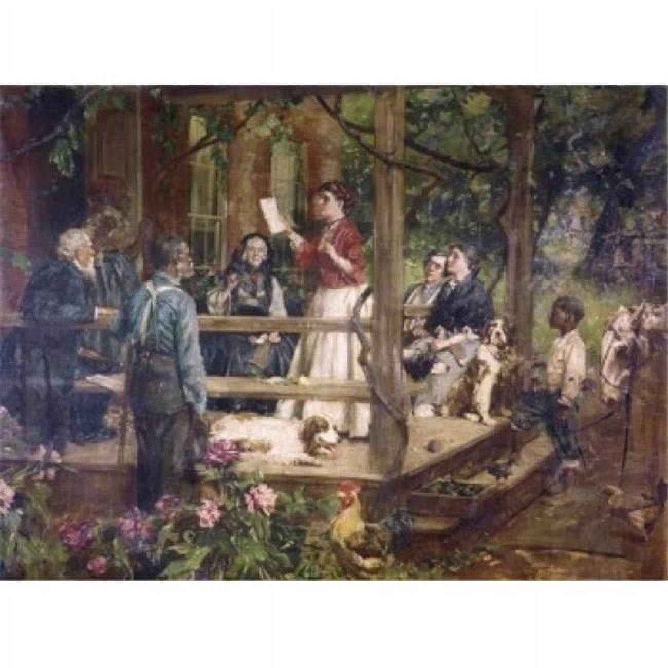 Posterazzi SAL900100899 Tidings From the Front Gilbert W. Gaul 1855 ...