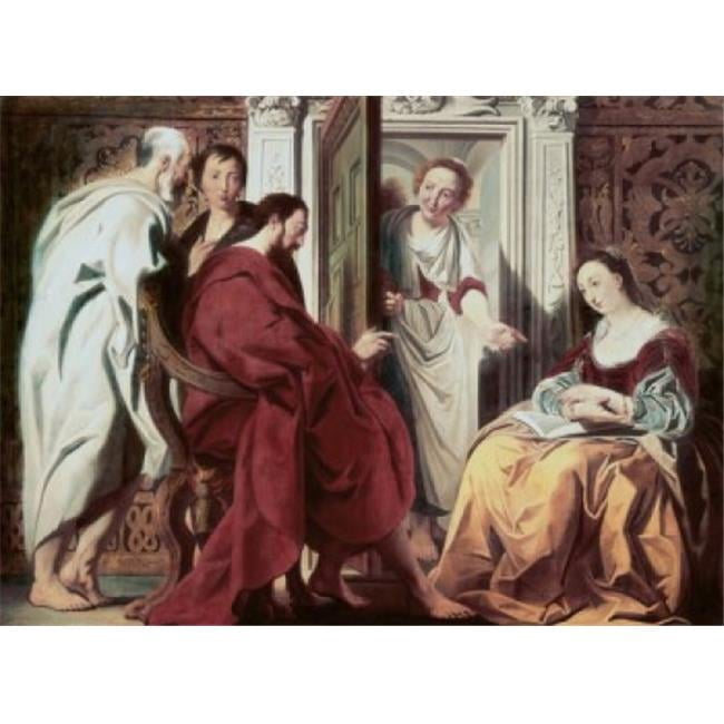 Posterazzi SAL900102225 Jesus at the House of Mary & Martha Jacob ...