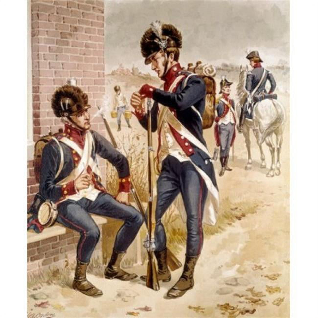 Posterazzi SAL900104991 Infantry Artillery 1802-1810 Ogden Henry ...