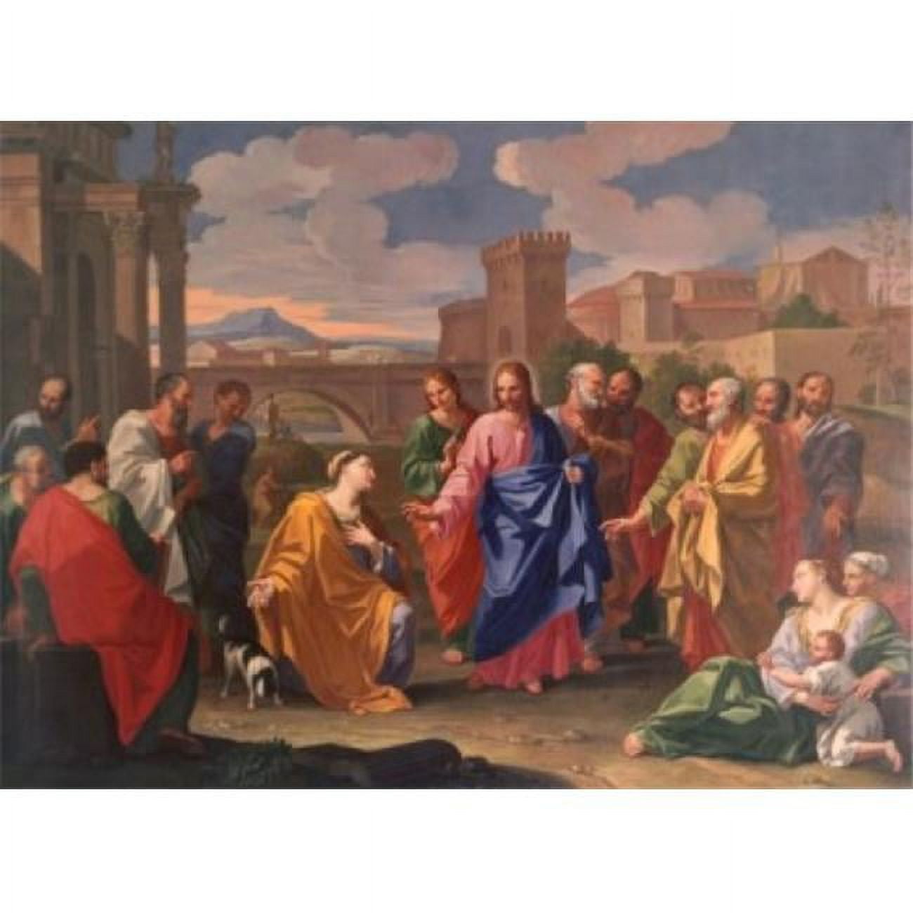 Posterazzi SAL900108288 Jesus Rescues the Sinful Woman Hendrick Krock ...