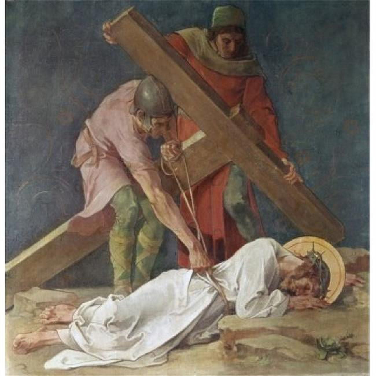 Posterazzi SAL900296 Jesus Falls the Third Time 9th Station of the ...