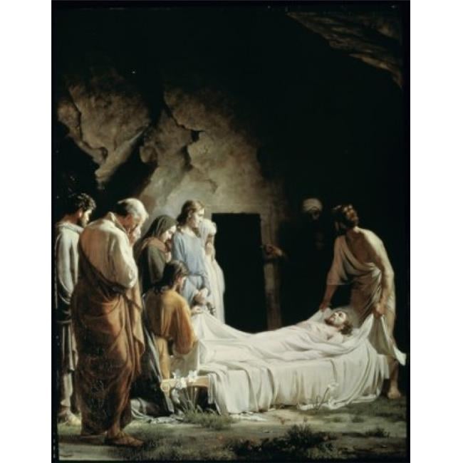 Posterazzi SAL9007273 Burial of Christ Carl Heinrich Bloch 1834-1890 ...