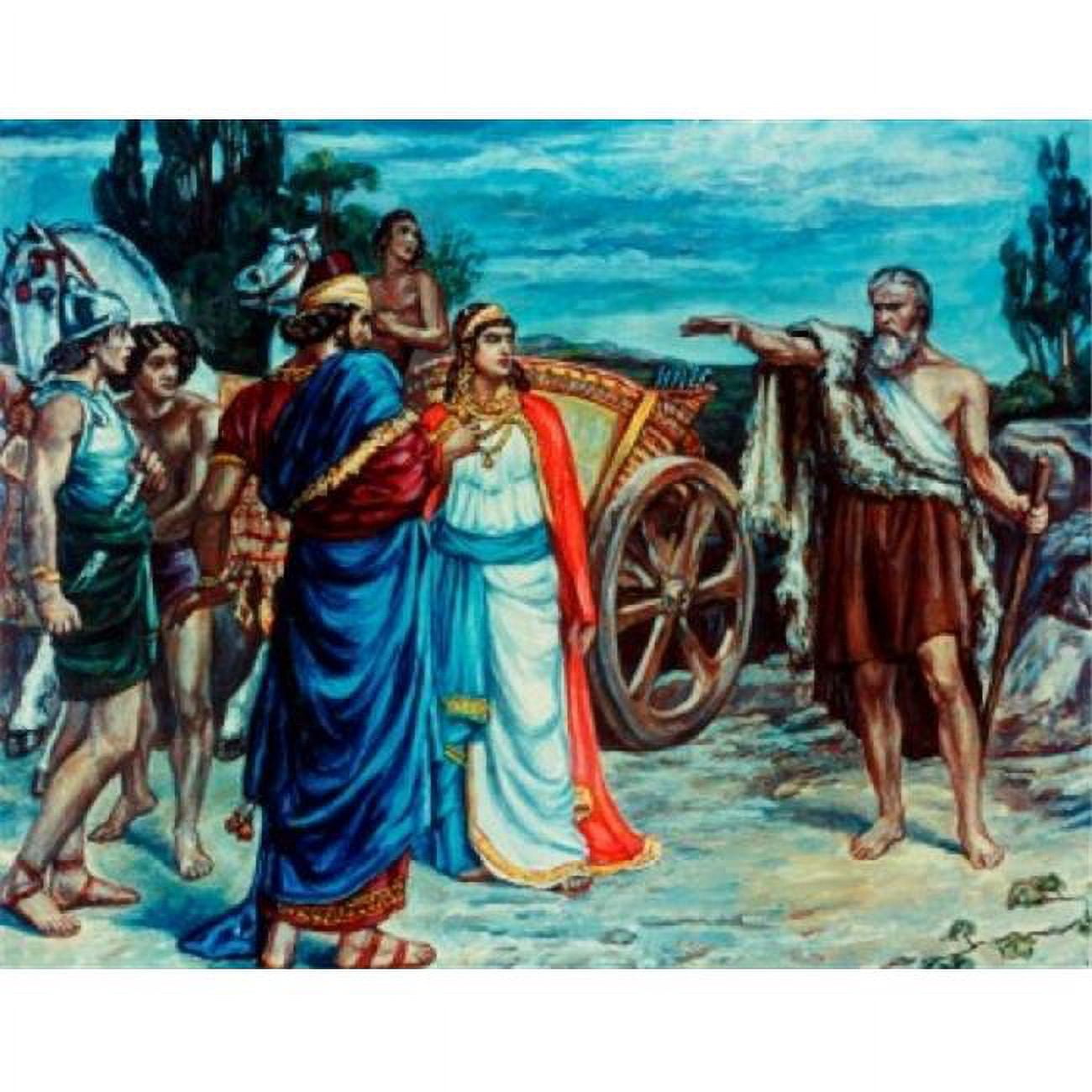 Posterazzi SAL9007625 Jezabel & Ahab Meeting Elijah in Naboths Vineyard ...